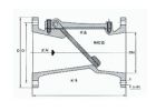 HC44X橡膠瓣止回閥:HC44X橡膠瓣止回閥，由閥體、閥蓋、閥瓣和彈簧 -百科知識中文網