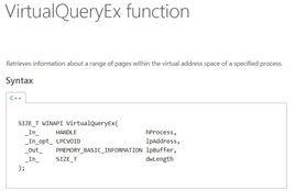 VirtualQueryEx:VirtualQueryEx是一種函式功能 -百科知識中文網